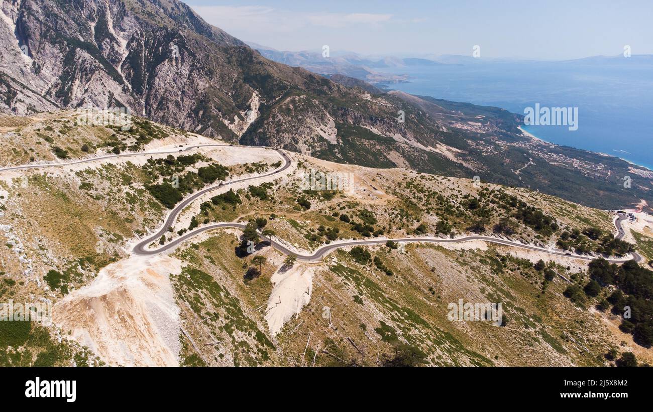 Llogara hiking albania hi-res stock photography and images - Alamy