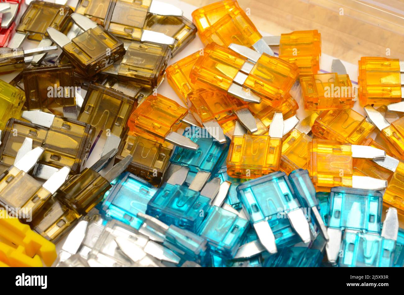 FIRECRACKERS: Color assorted spark plugs for an automobile fuel pump ...