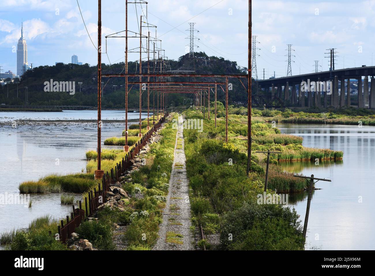 LAND UNDER: Swamp and marsh in the meadowlands of East Rutherford, New ...
