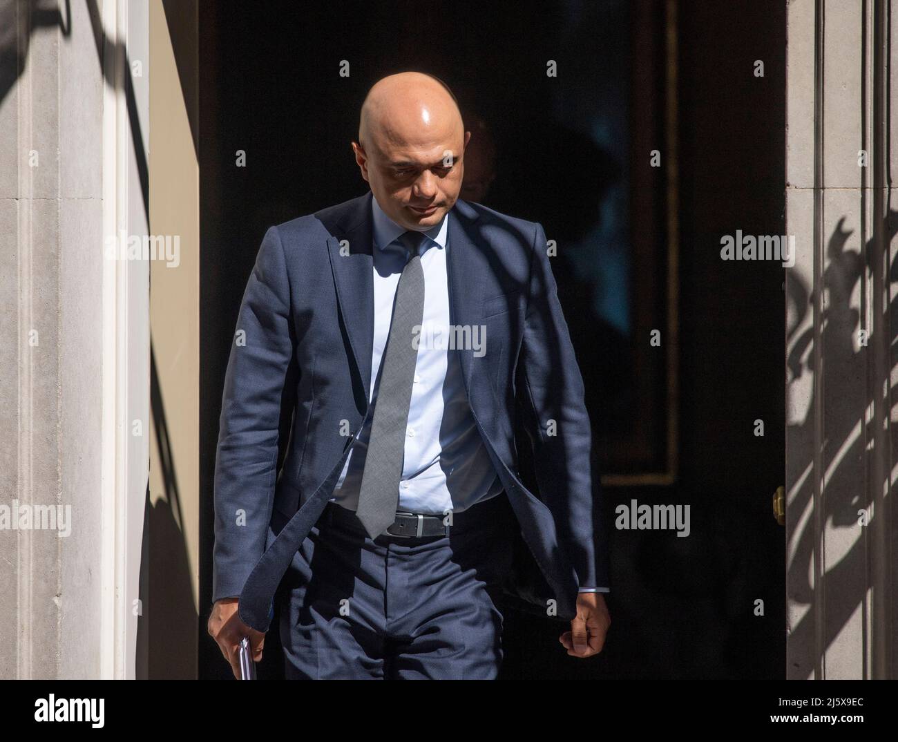 Downing Street, London, UK. 26 April 2022. Sajid Javid MP, Secretary of ...