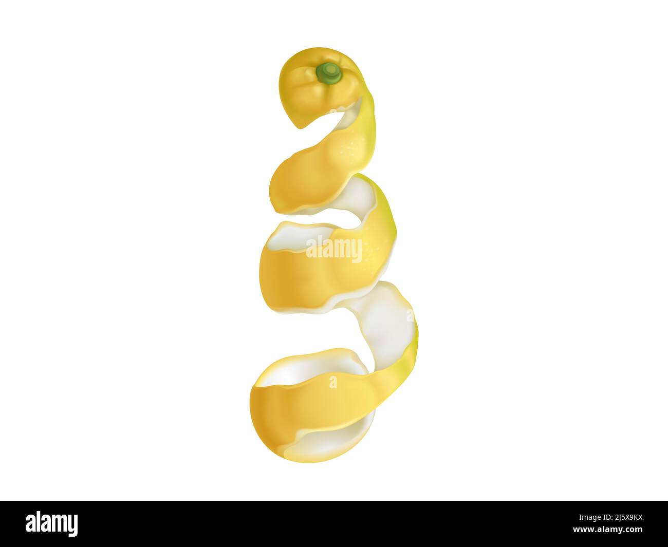 Peel zest rind Stock Vector Images - Alamy