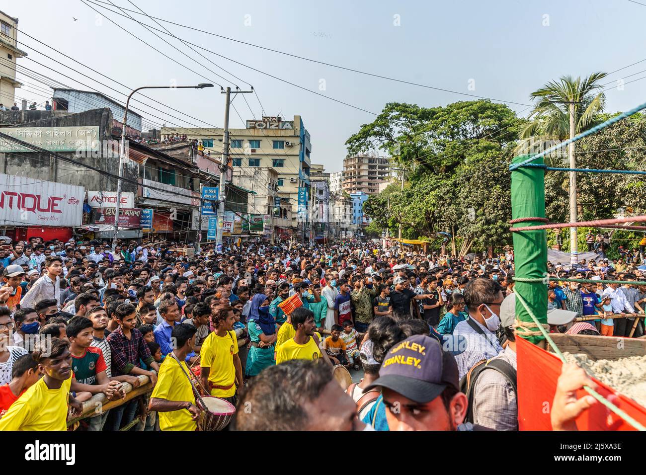 Chittagong, Bangladesh, 25/04/2022, Abdul Jabbar, a resident of ...