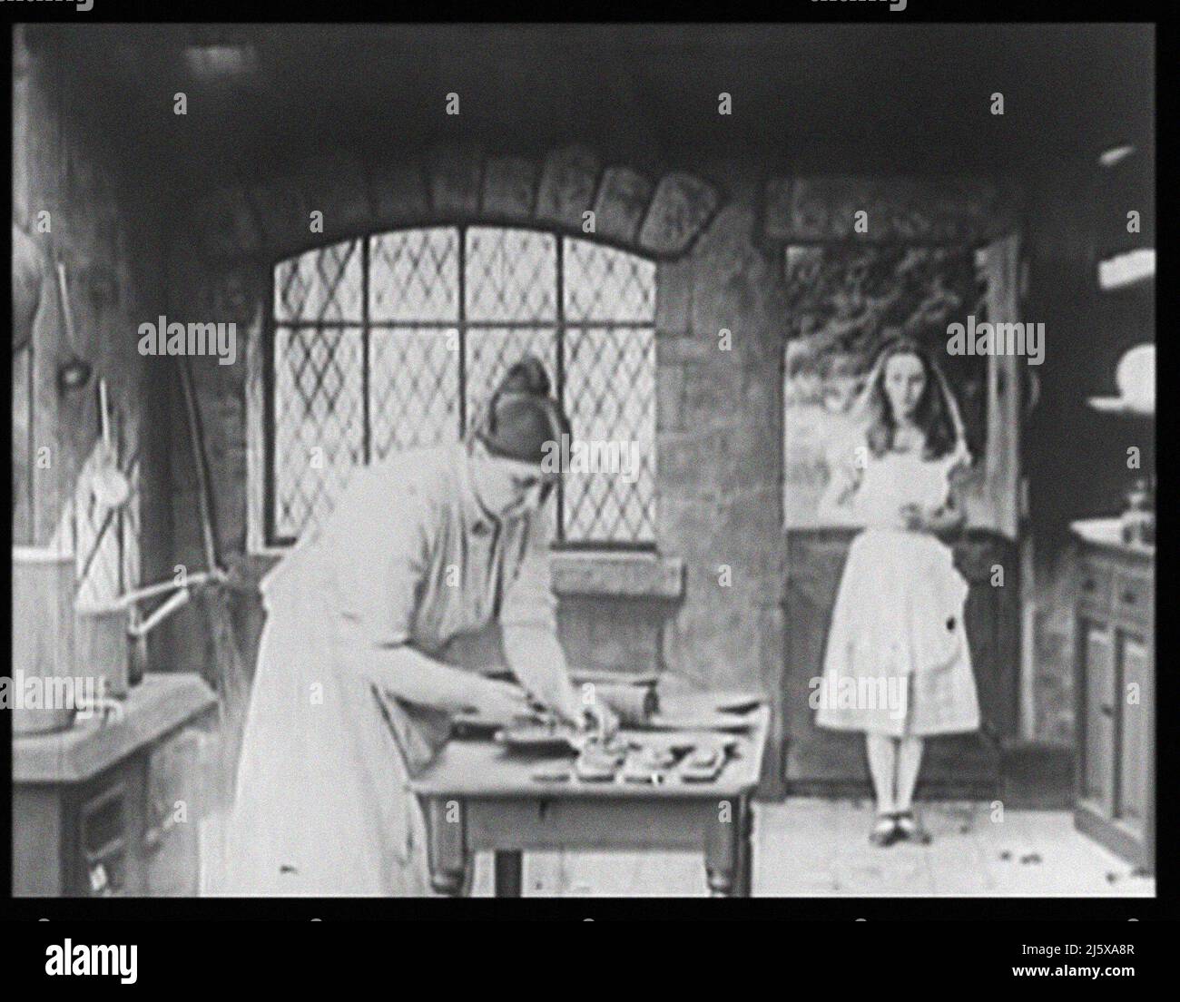 Alice in Wonderland 1915 vintage movie still Stock Photo - Alamy