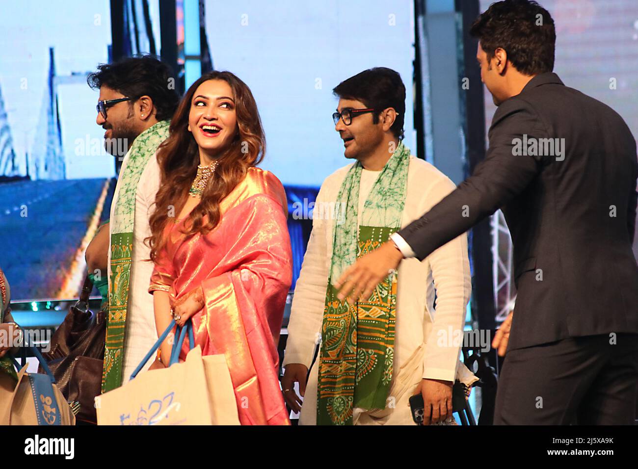 Singer Babul Supriyo with Actor Prosenjit Chatterjee, Actor and MP dev ...