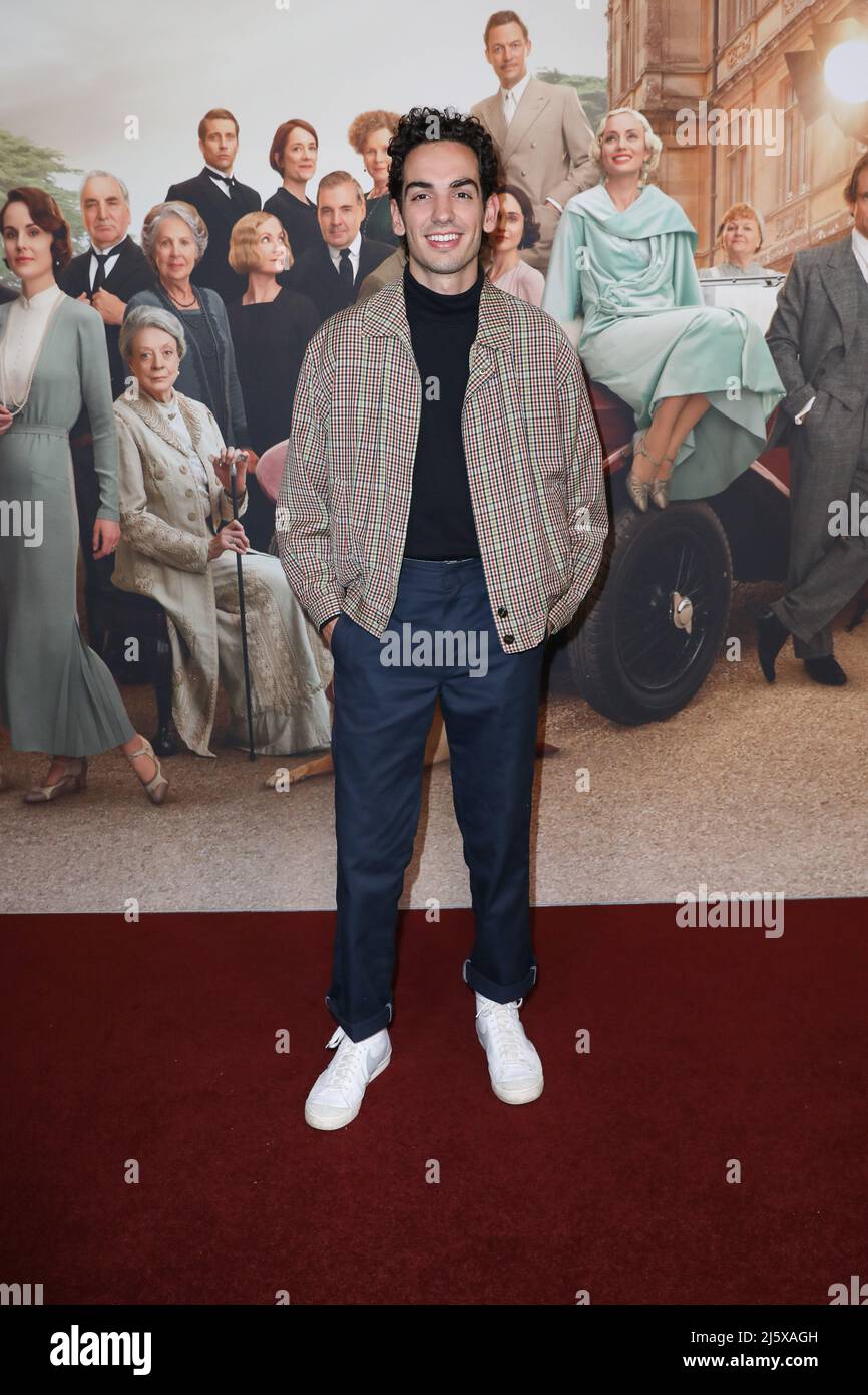 April 26, 2022: JONATHAN LAGUDI attends the Sydney Premiere of Downton ...