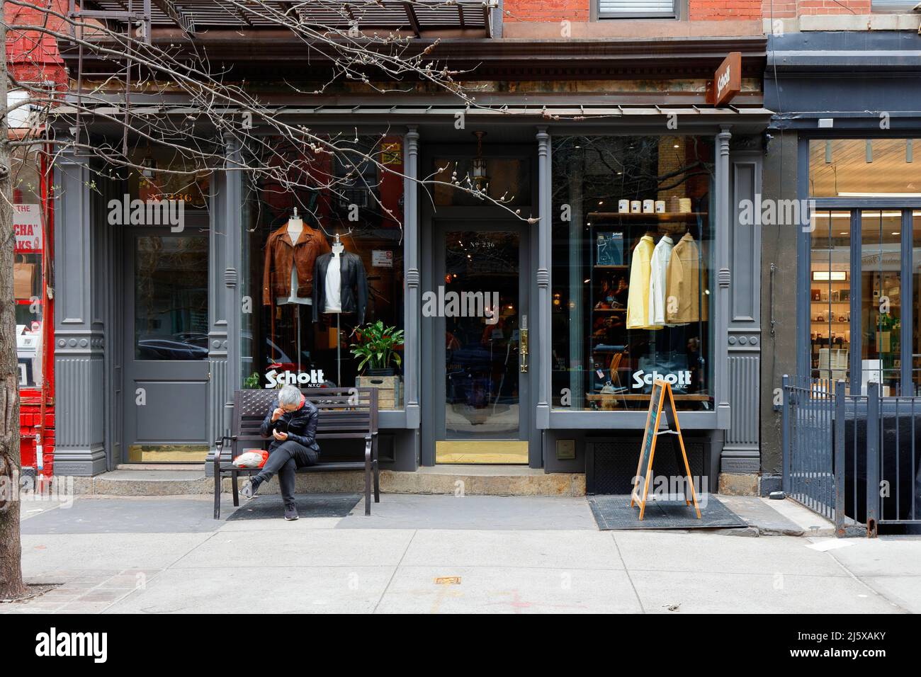 Schott jacket hi-res stock photography and images - Alamy