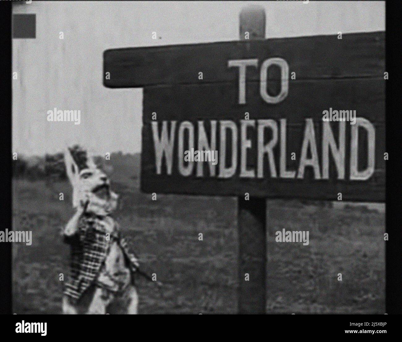 Alice in Wonderland 1915 vintage movie still Stock Photo - Alamy