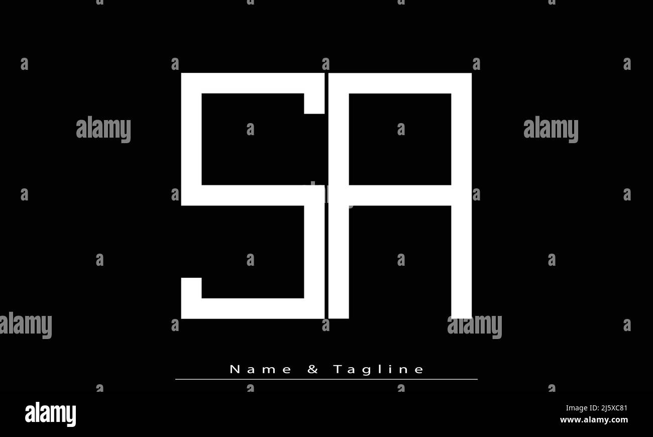Letter sa logo hi-res stock photography and images - Alamy