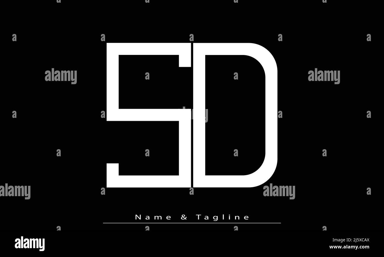 Letter sd logo Black and White Stock Photos & Images - Alamy