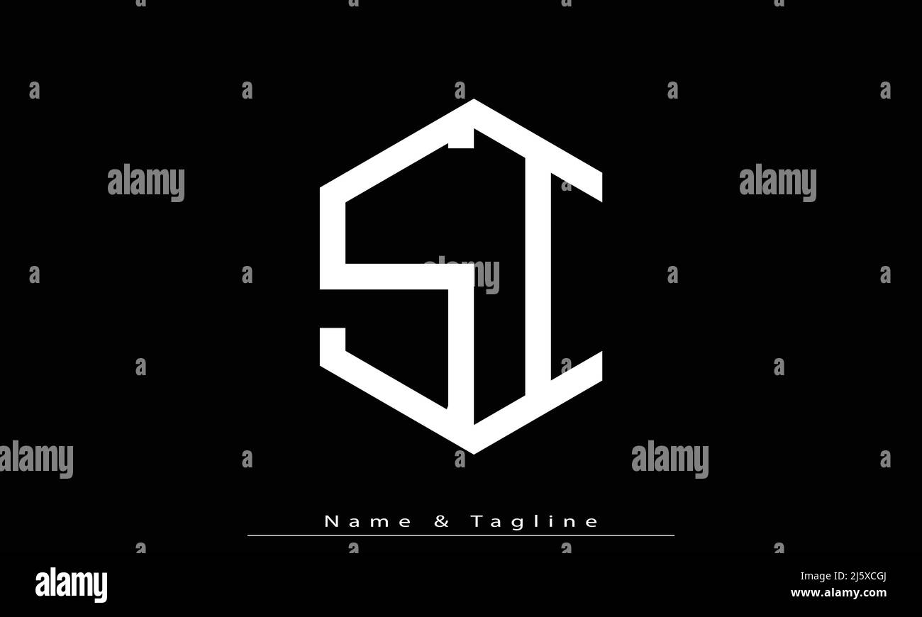 Letter si logo hi-res stock photography and images - Alamy