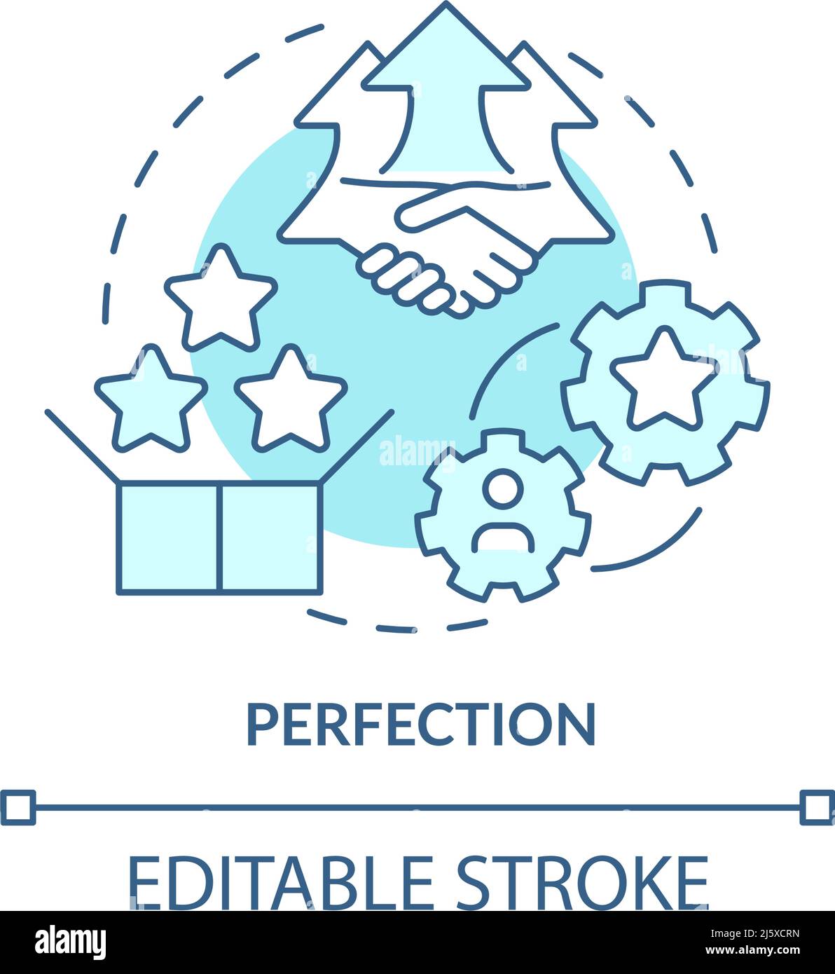 Perfection icon hi-res stock photography and images - Alamy