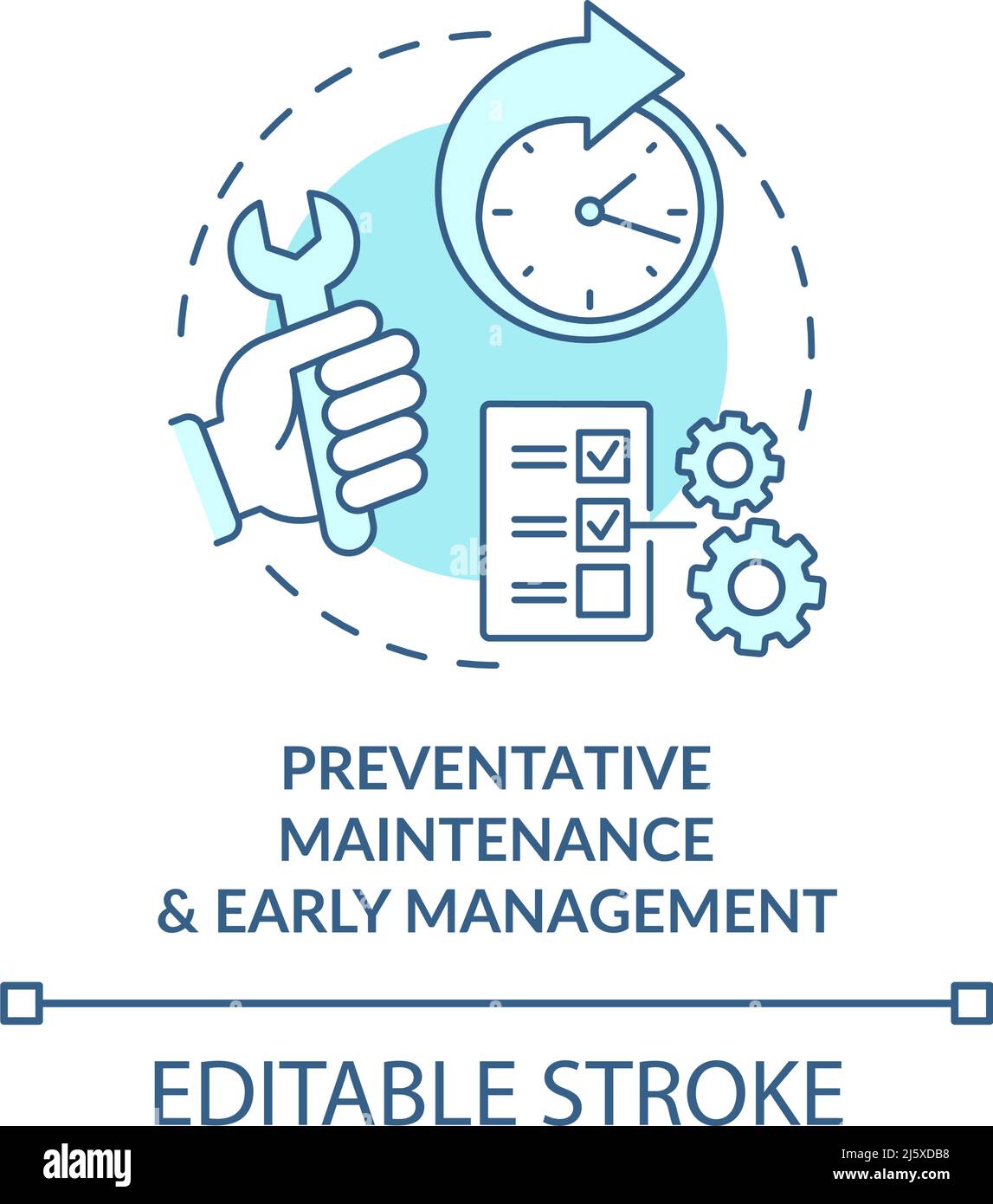 Preventive maintenance and inspection Cut Out Stock Images & Pictures ...