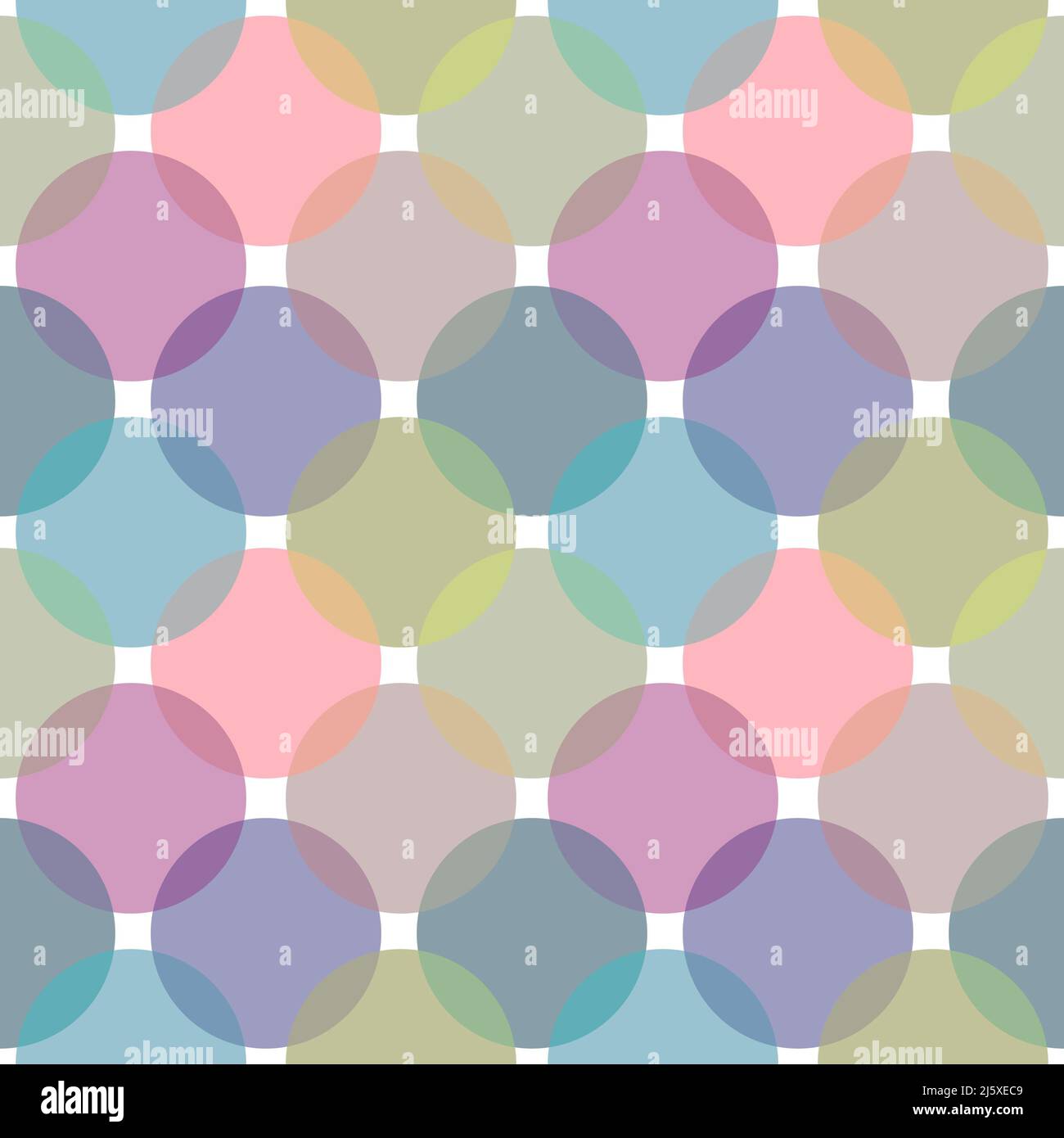 Geometric seamless transparent circle pattern for fabrics and wrapping ...