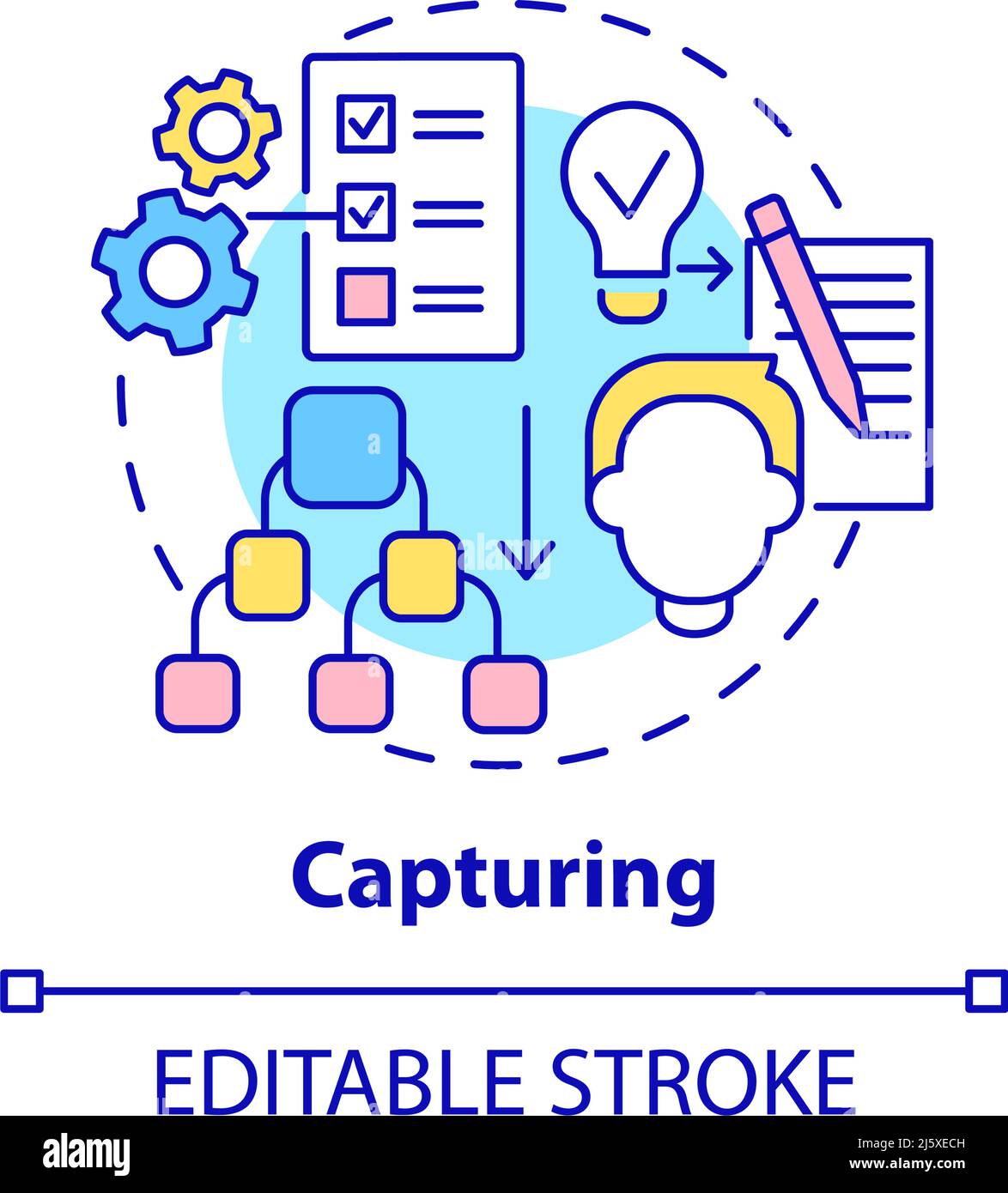 Capturing concept icon Stock Vector Image & Art - Alamy