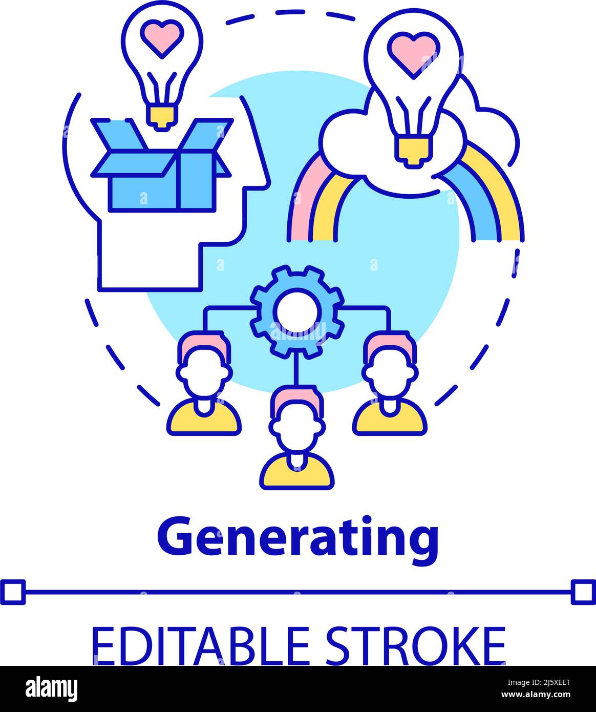 Generating the drawing hi-res stock photography and images - Alamy