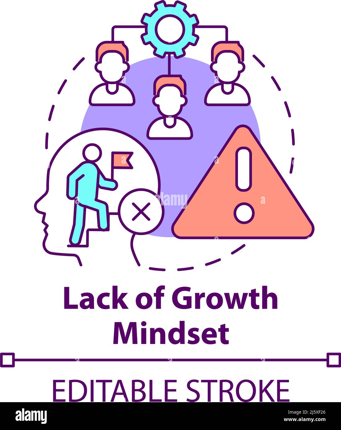 Lack of growth mindset concept icon Stock Vector Image & Art - Alamy Lack of growth mindset concept icon Stock Vector Image & Art - Alamy