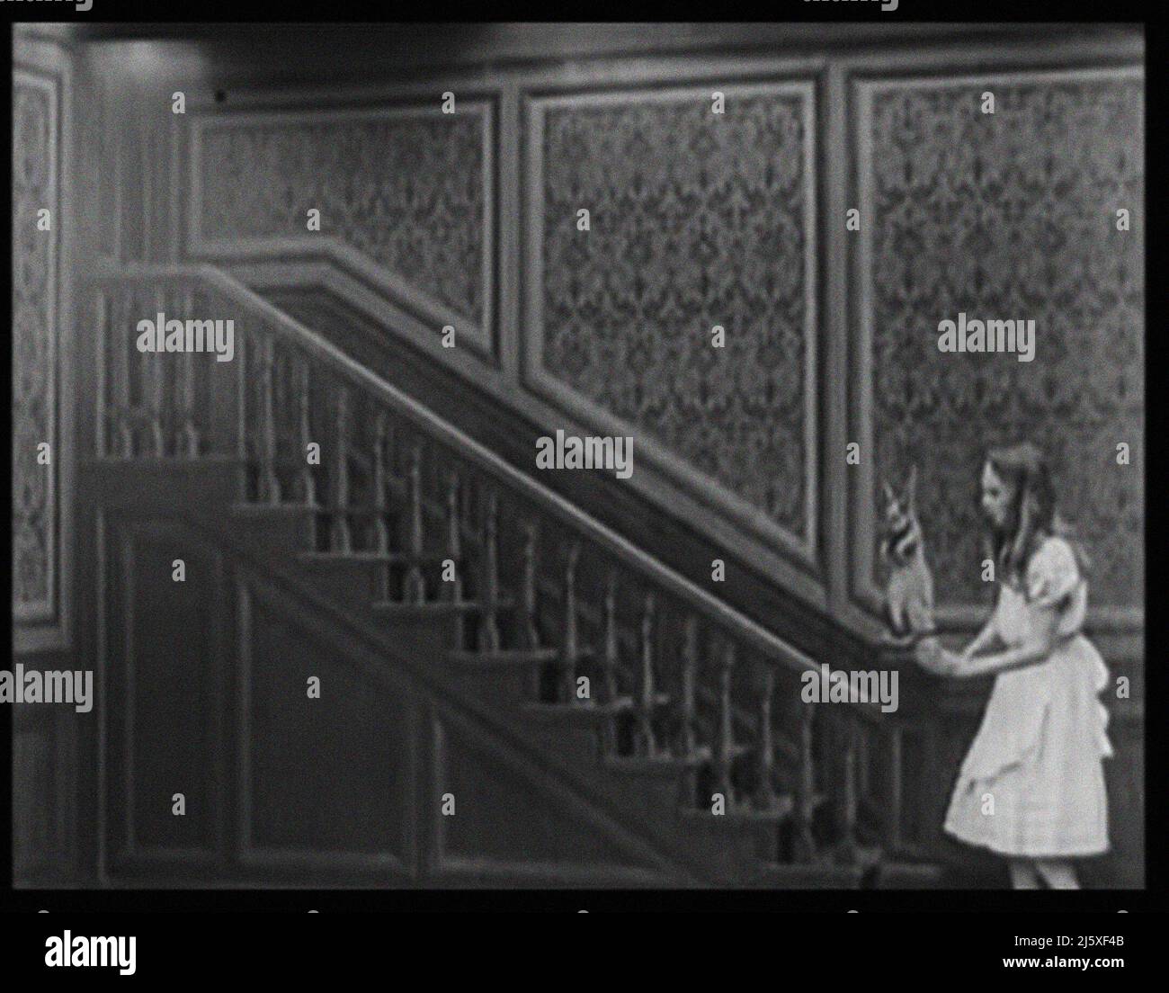 Alice in Wonderland 1915 vintage movie still Stock Photo - Alamy