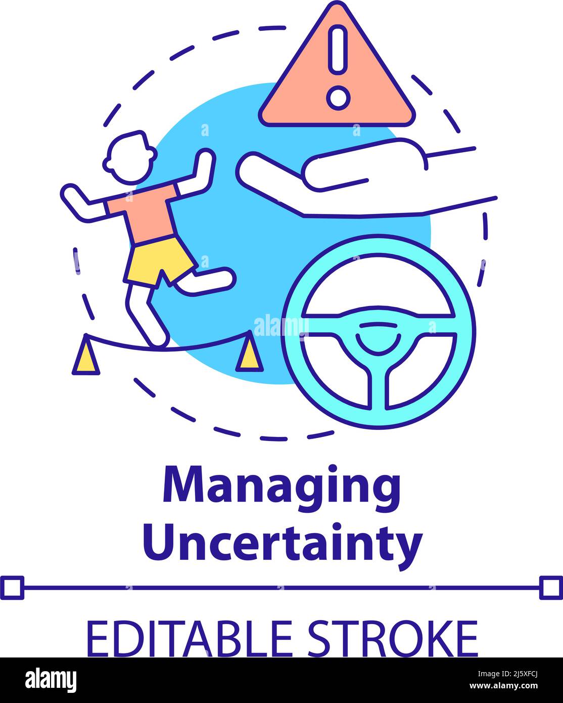 Market uncertainty Stock Vector Images - Alamy