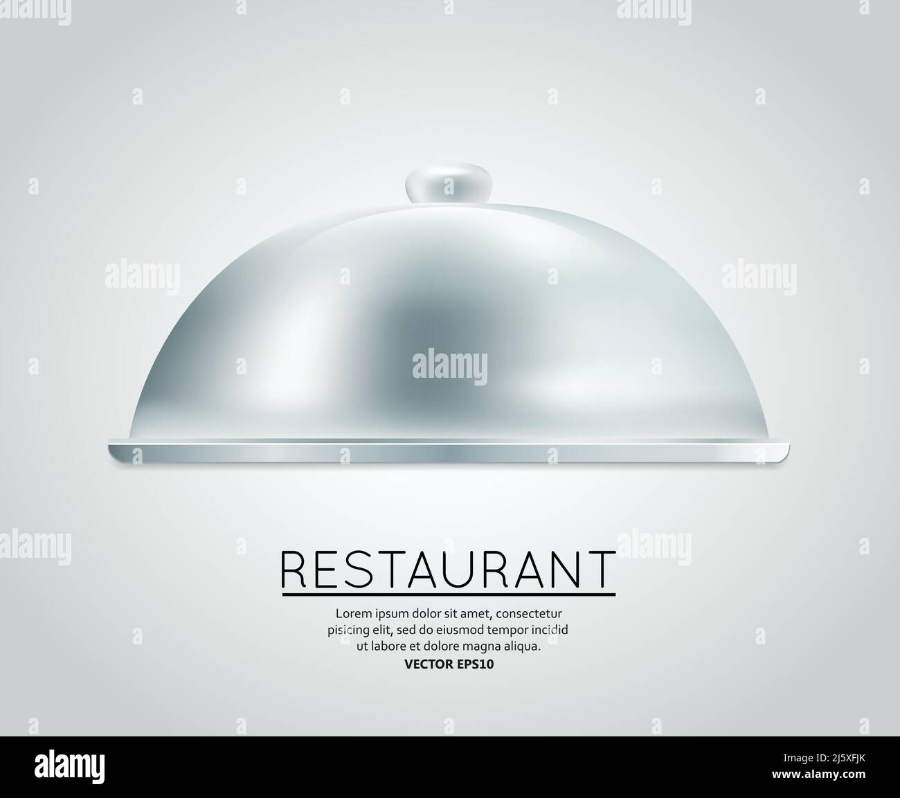 Cloche food Stock Vector Images - Alamy