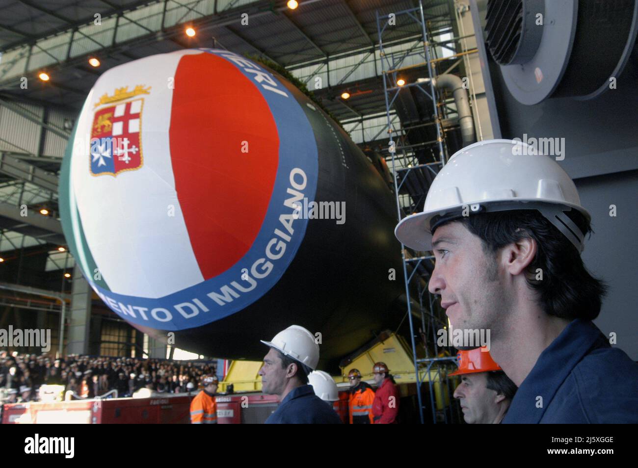Launch of the Scirè submarine for the Italian Navy at the Fincantieri ...
