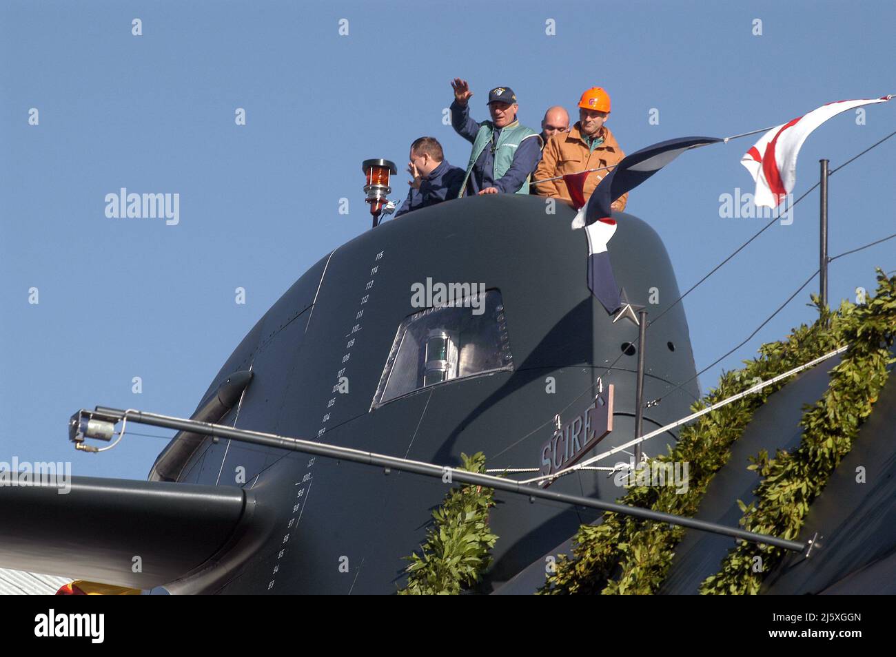 Launch of the Scirè submarine for the Italian Navy at the Fincantieri ...