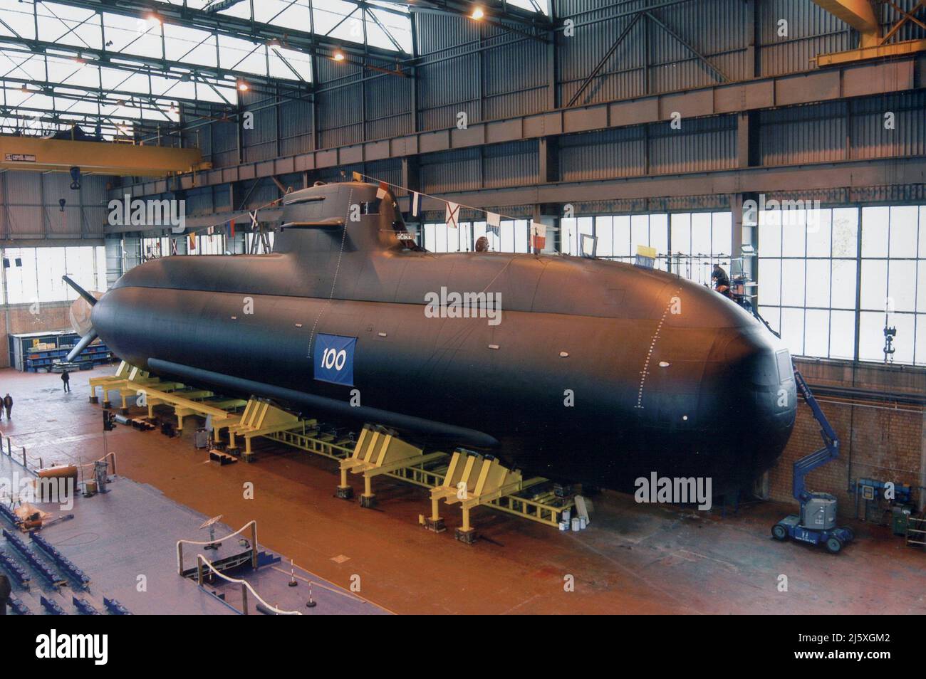Launch of the Scirè submarine for the Italian Navy at the Fincantieri ...