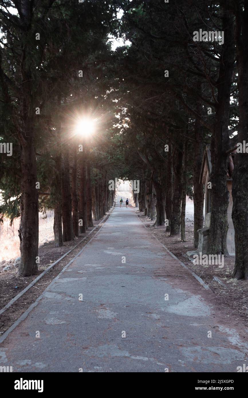 Cross on the Mount Filerimos, Greece, Rhodes Stock Photo - Alamy
