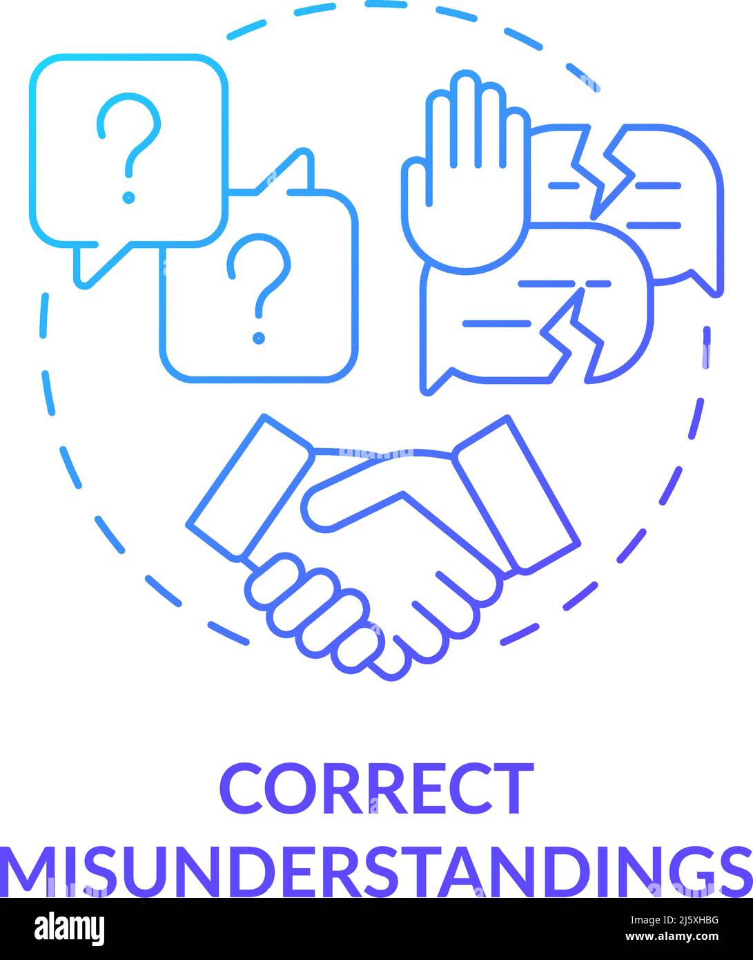 Mistake misunderstanding Stock Vector Images - Alamy