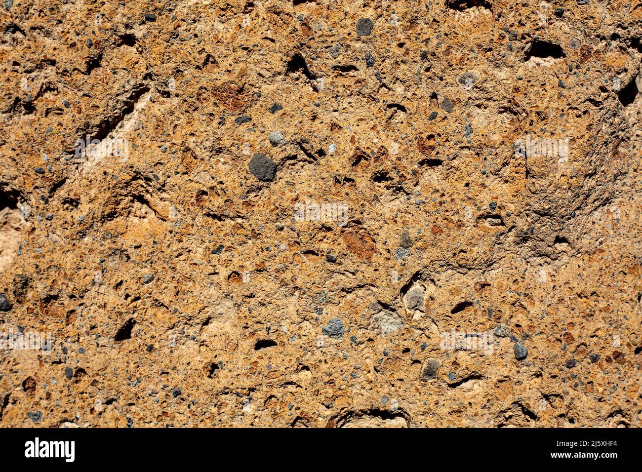 Background volcanic tuff bricks for exterior and interior wall. Old ...