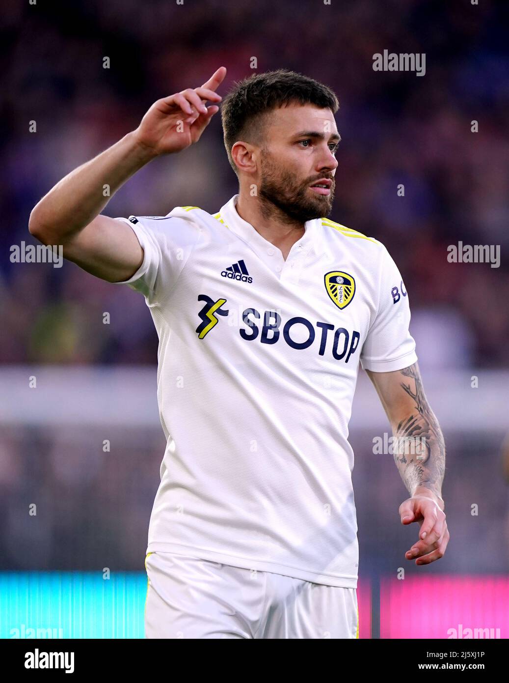Leeds United's Stuart Dallas during the Premier League match at ...