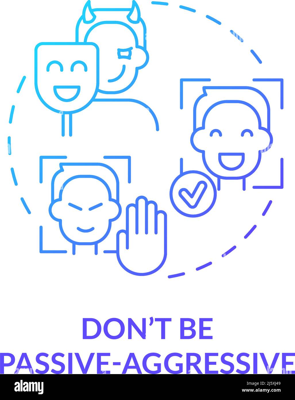 Pretend you dont see her Stock Vector Images - Alamy