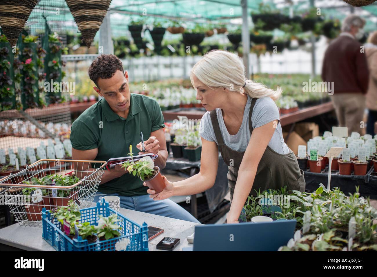 Inspecting plants hi-res stock photography and images - Alamy