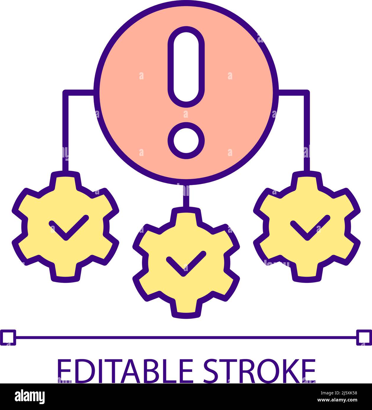 System errors RGB color icon Stock Vector Image & Art - Alamy