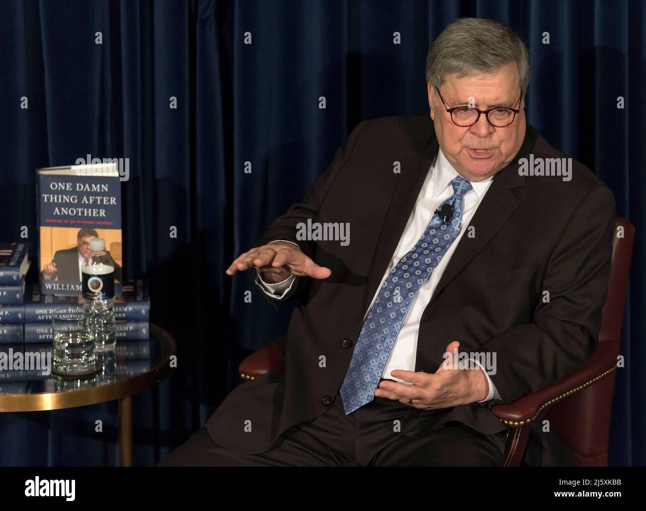 Simi Valley, California, USA. 25th Apr, 2022. BILL BARR, former U.S ...