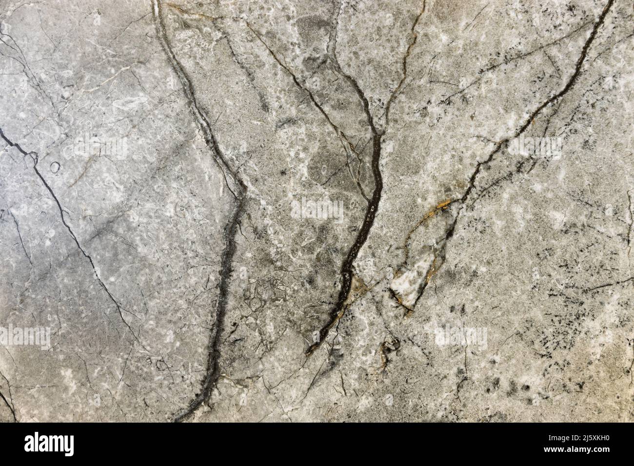 Stone rust texture or background with corrosion spots and deep crack ...