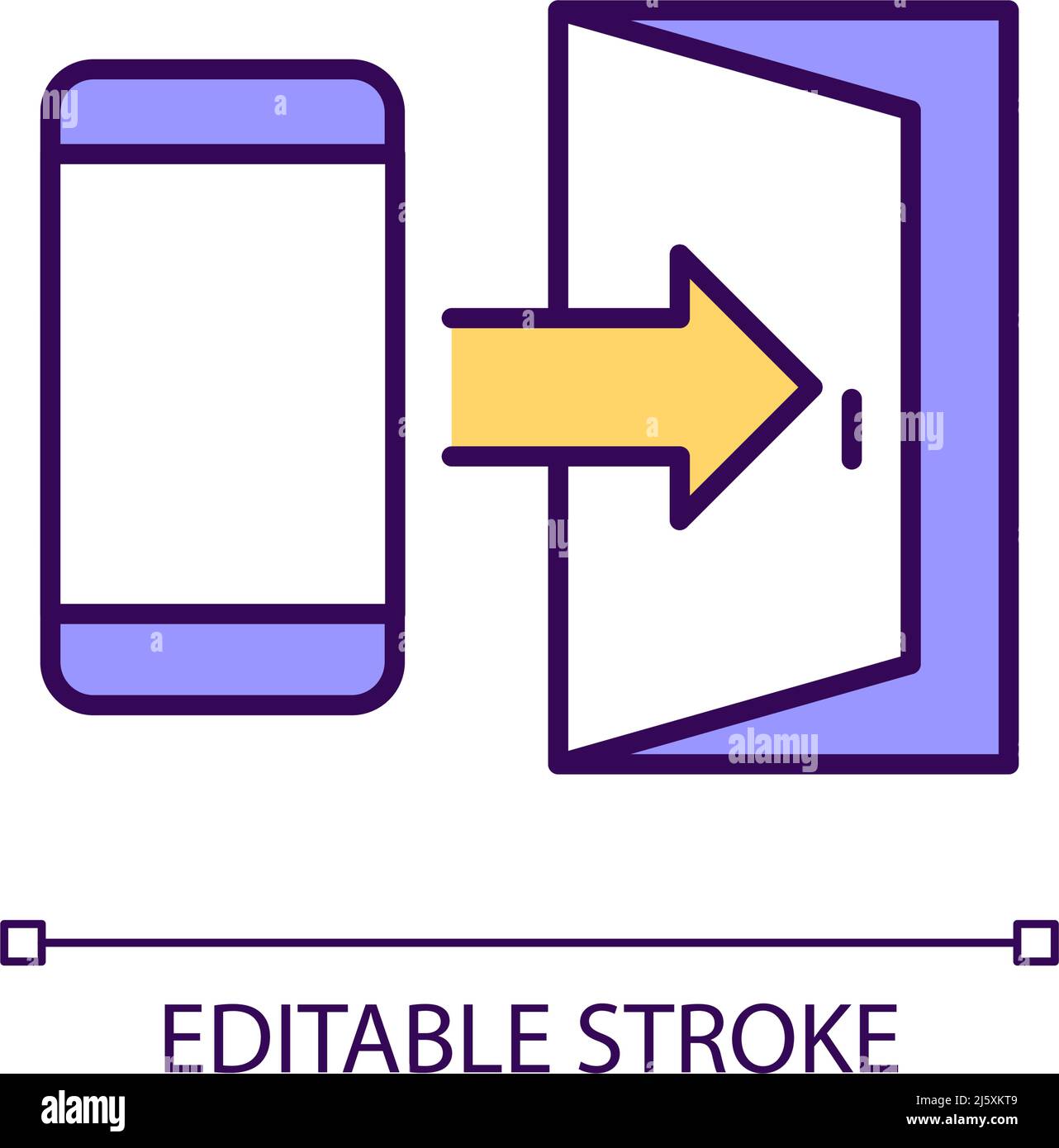 Phone leave Stock Vector Images - Alamy