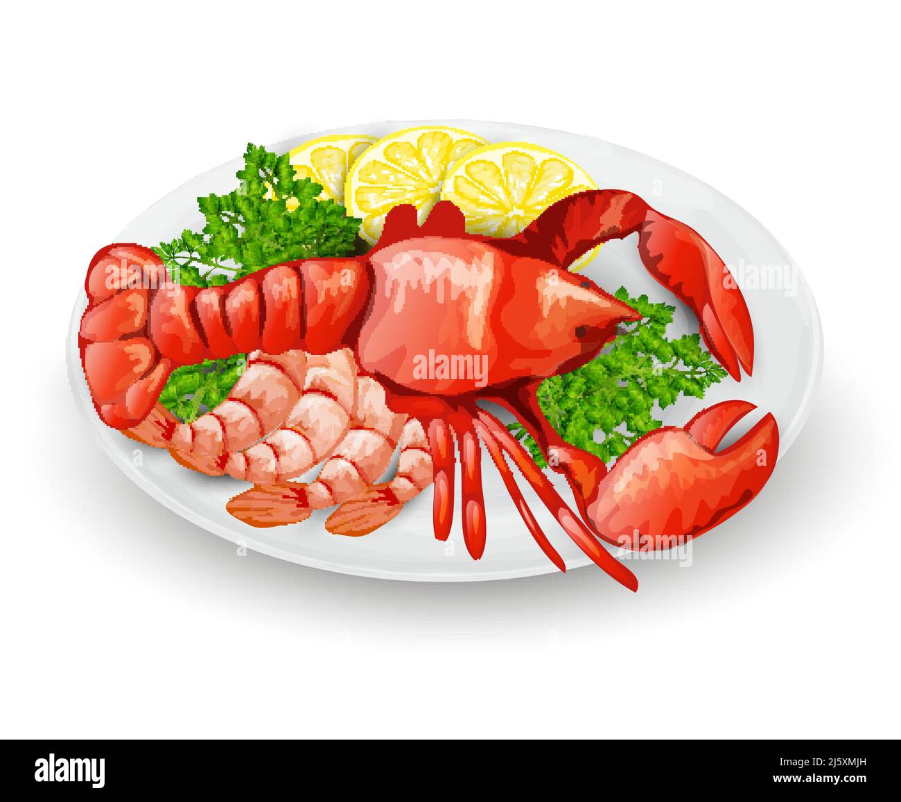 Seafood Platter Drawing at Alica Tjalkabota blog