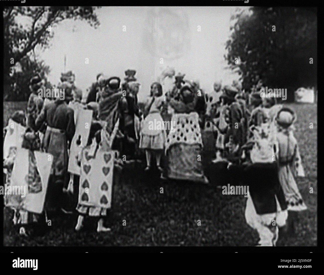 Alice in Wonderland 1915 vintage movie still Stock Photo - Alamy