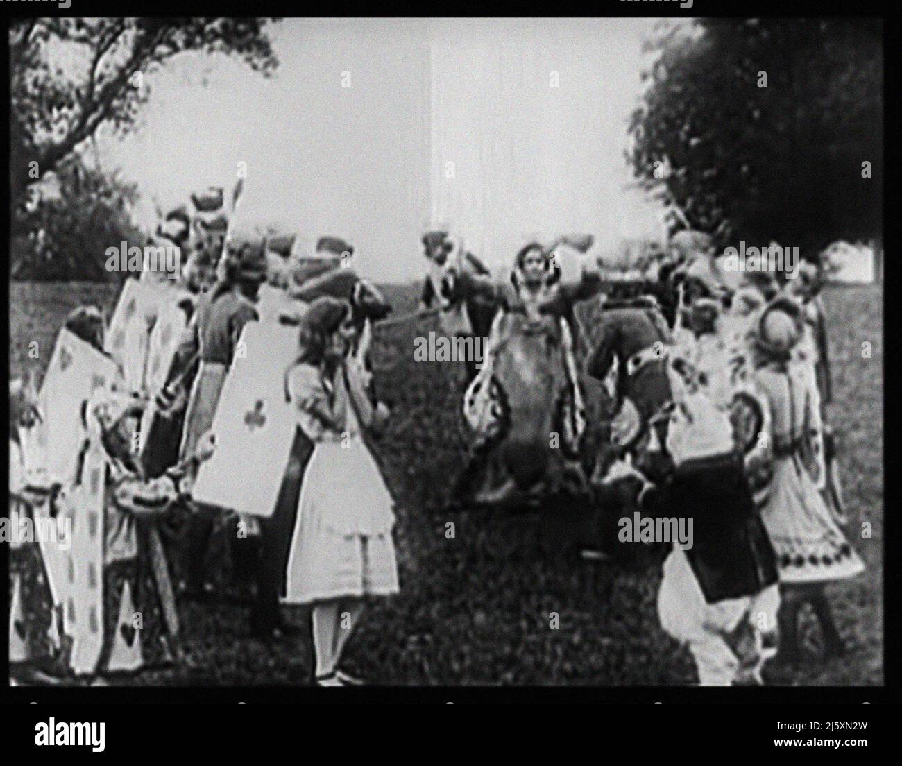 Alice in Wonderland 1915 vintage movie still Stock Photo - Alamy