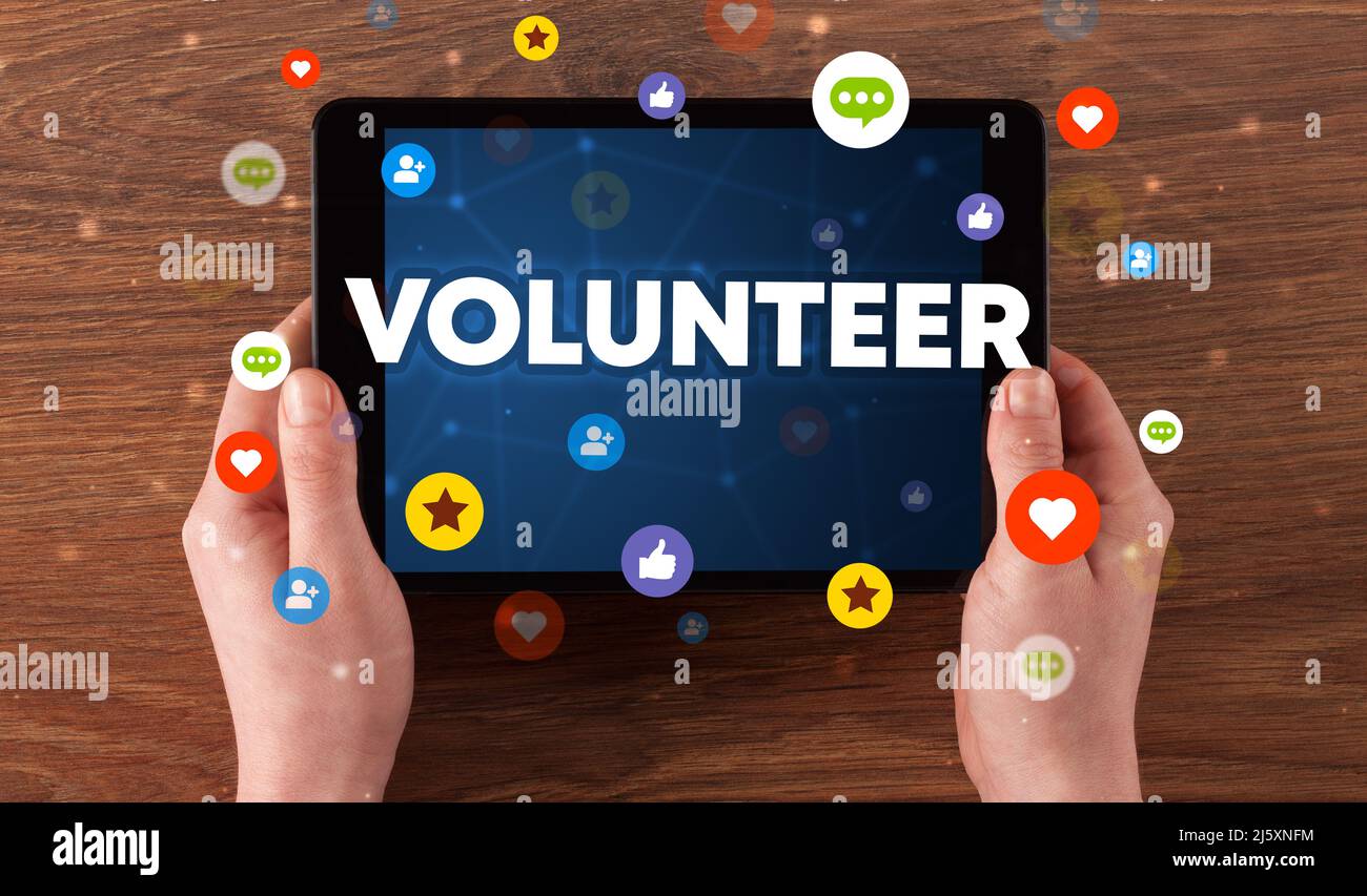 Close-up of a touchscreen, social media concept Stock Photo - Alamy