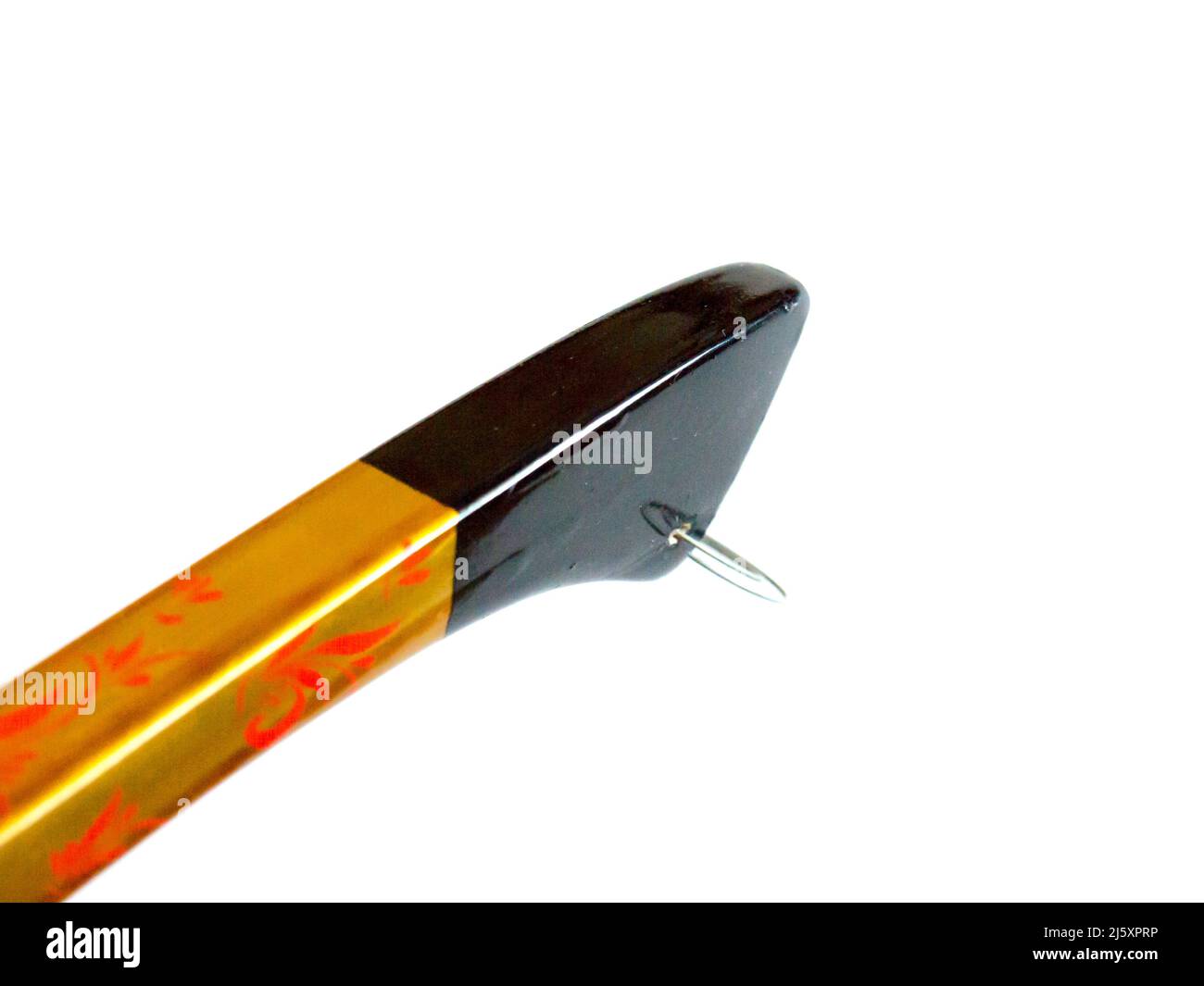 Vintage Khokhloma Russian USSR Hand-painted Wooden Spoon Stock Photo ...