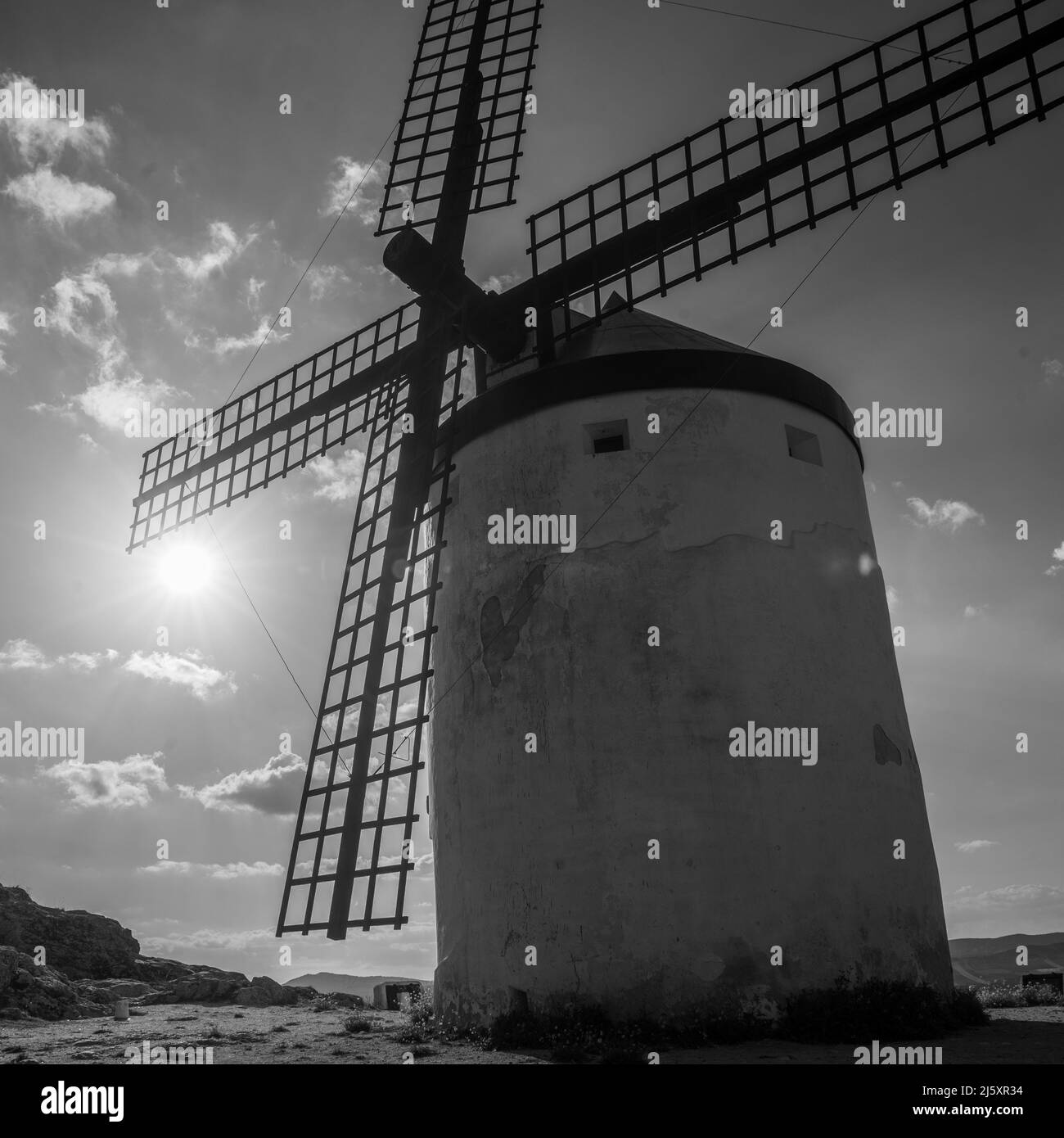 Consuegra spain Black and White Stock Photos & Images - Alamy