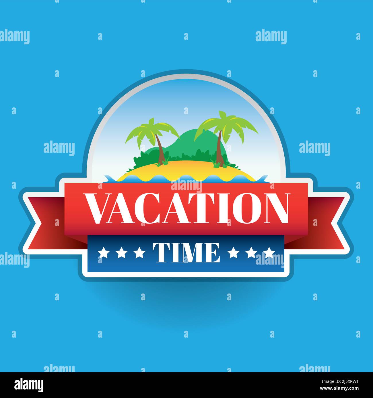 Summer vacation travel cartoon Stock Vector Images - Alamy
