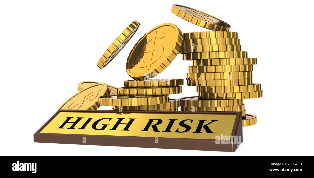 High risk invest return Cut Out Stock Images & Pictures - Alamy