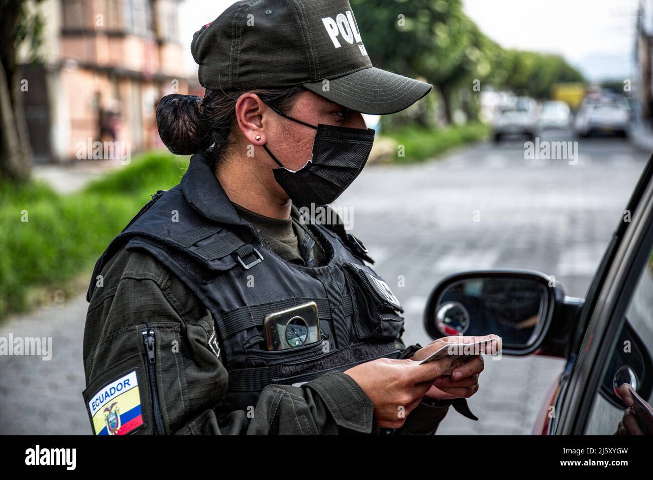 Ecuador police car hi-res stock photography and images - Alamy