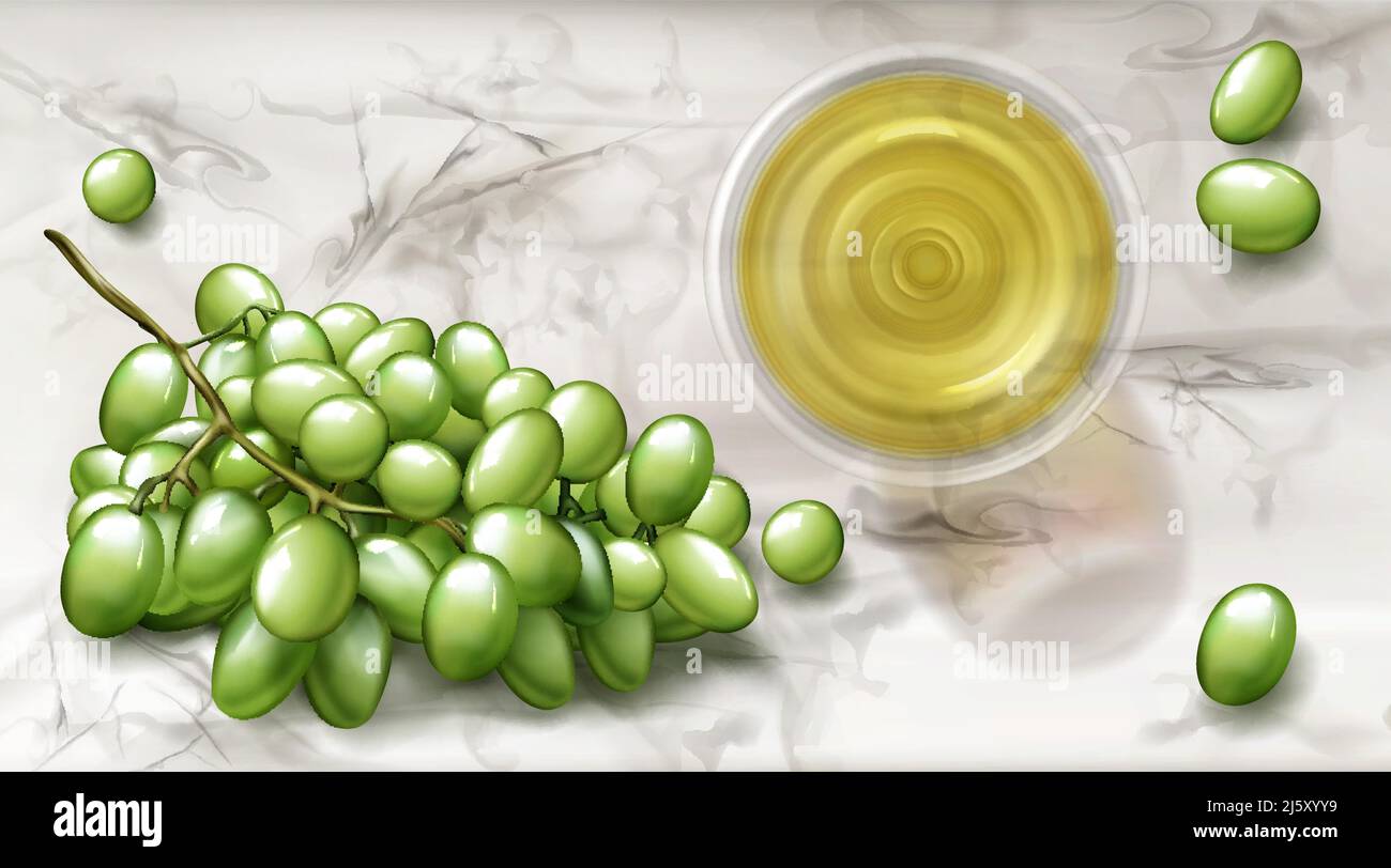 Grapes on marble Stock Vector Images - Alamy