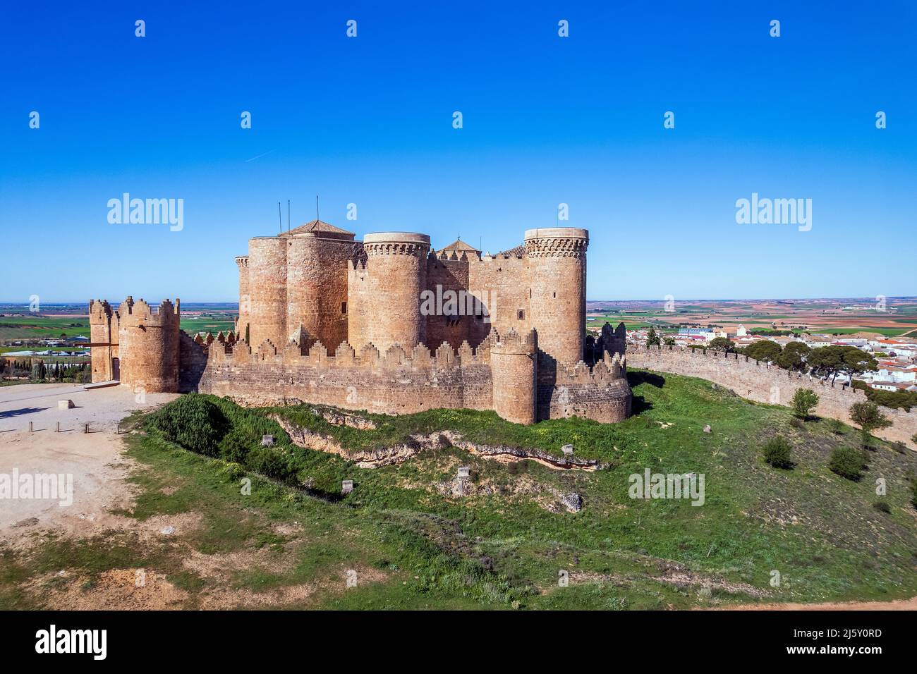 Belmonte Castle, Belmonte, Castilla-La Mancha, Spain Stock Photo - Alamy