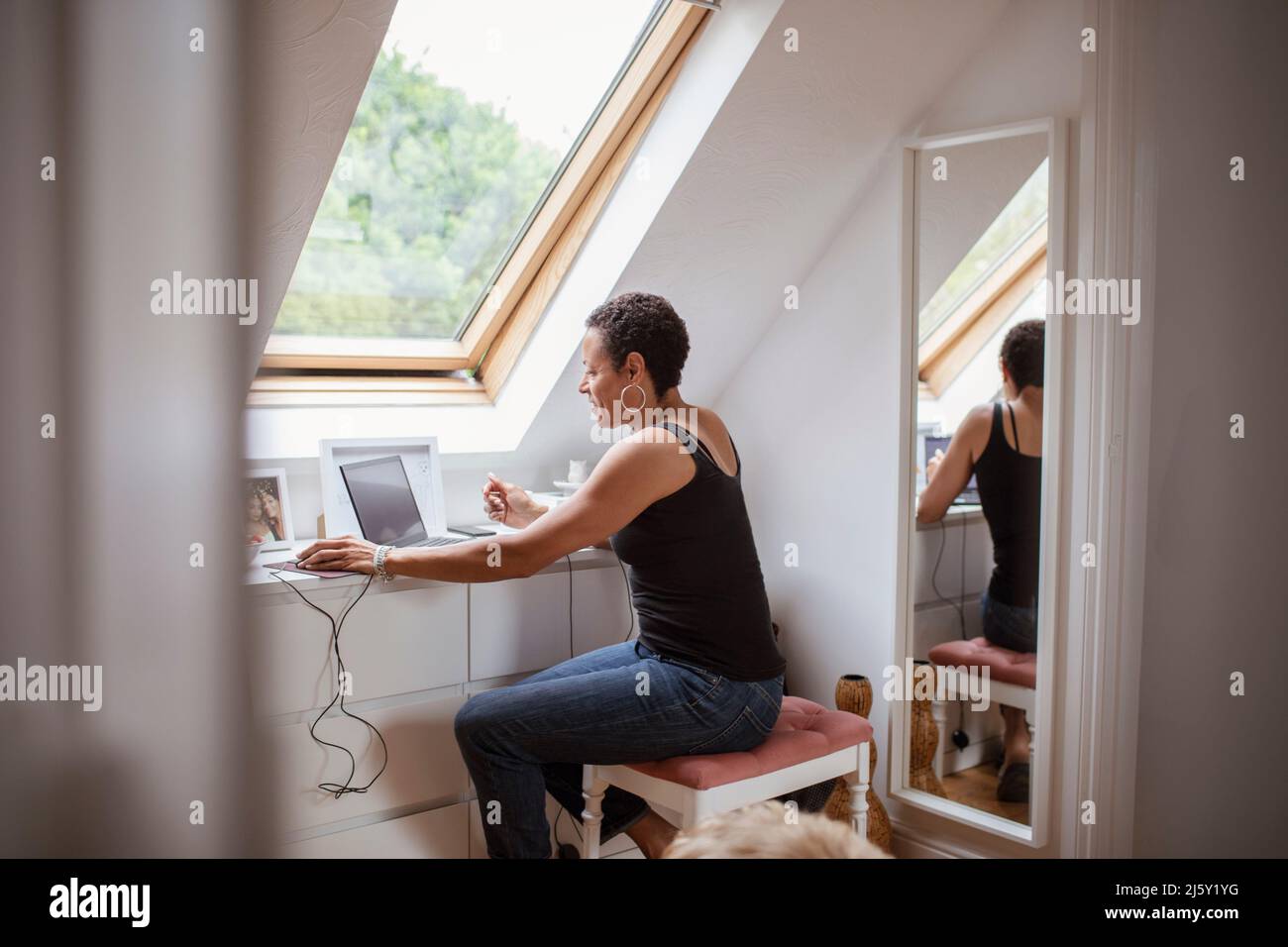 Skylight bedroom hi-res stock photography and images - Alamy