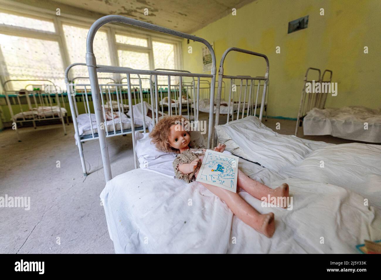 The October 21, 2021, photo of the Chernobyl Museum in Chernobyl in ...