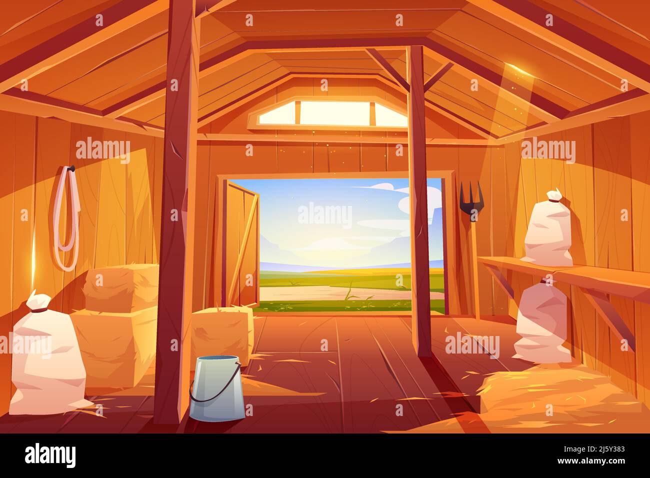 Traditional haystack Stock Vector Images - Alamy